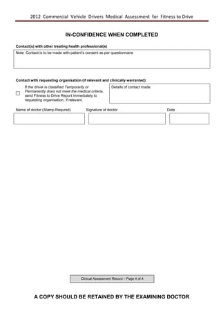 Drivers Medical | PDF