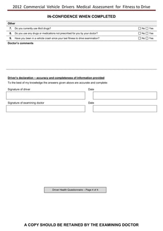 Drivers Medical | PDF