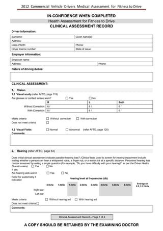 Drivers Medical | PDF