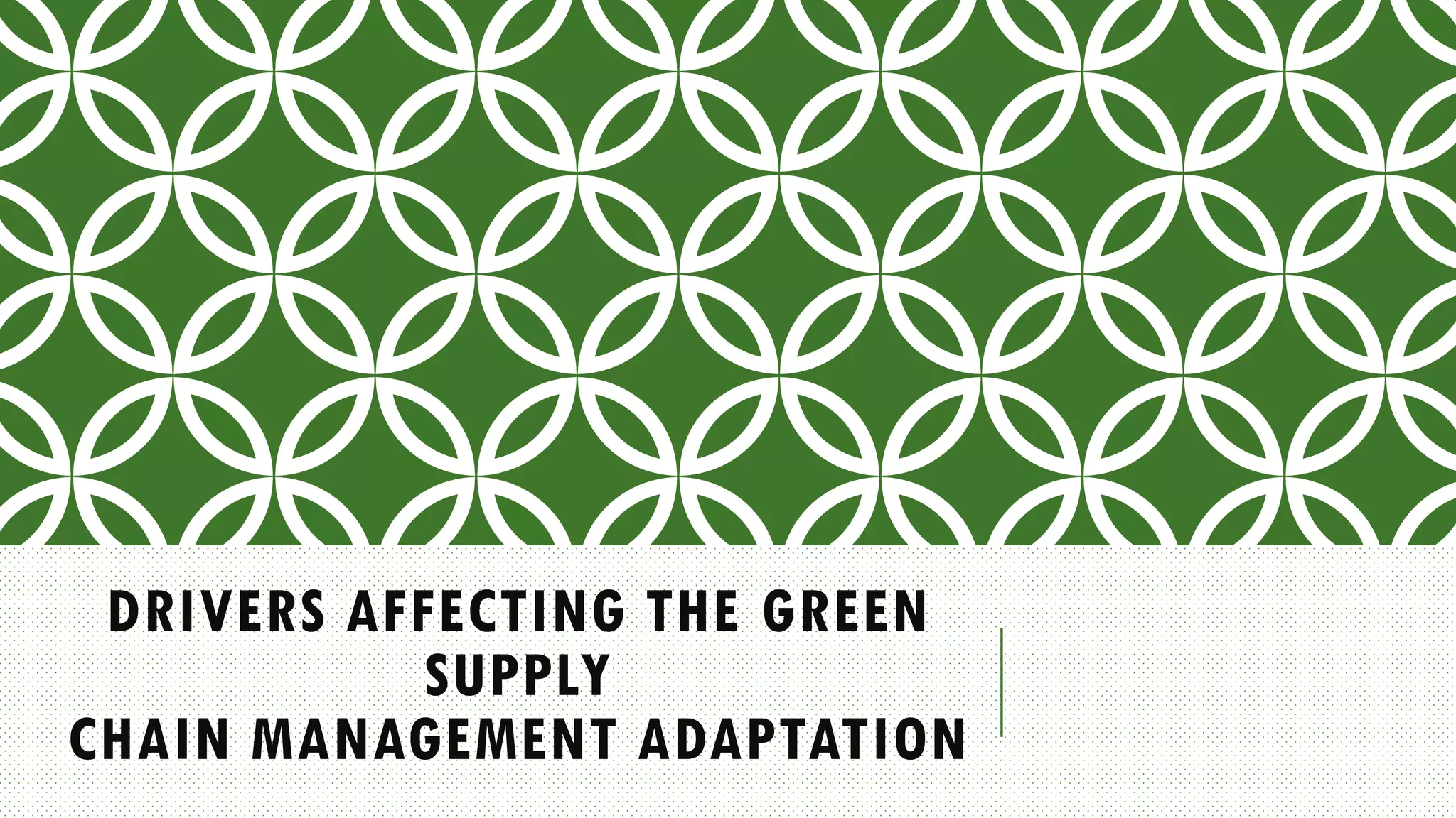 Drivers of green supply chain management | PDF