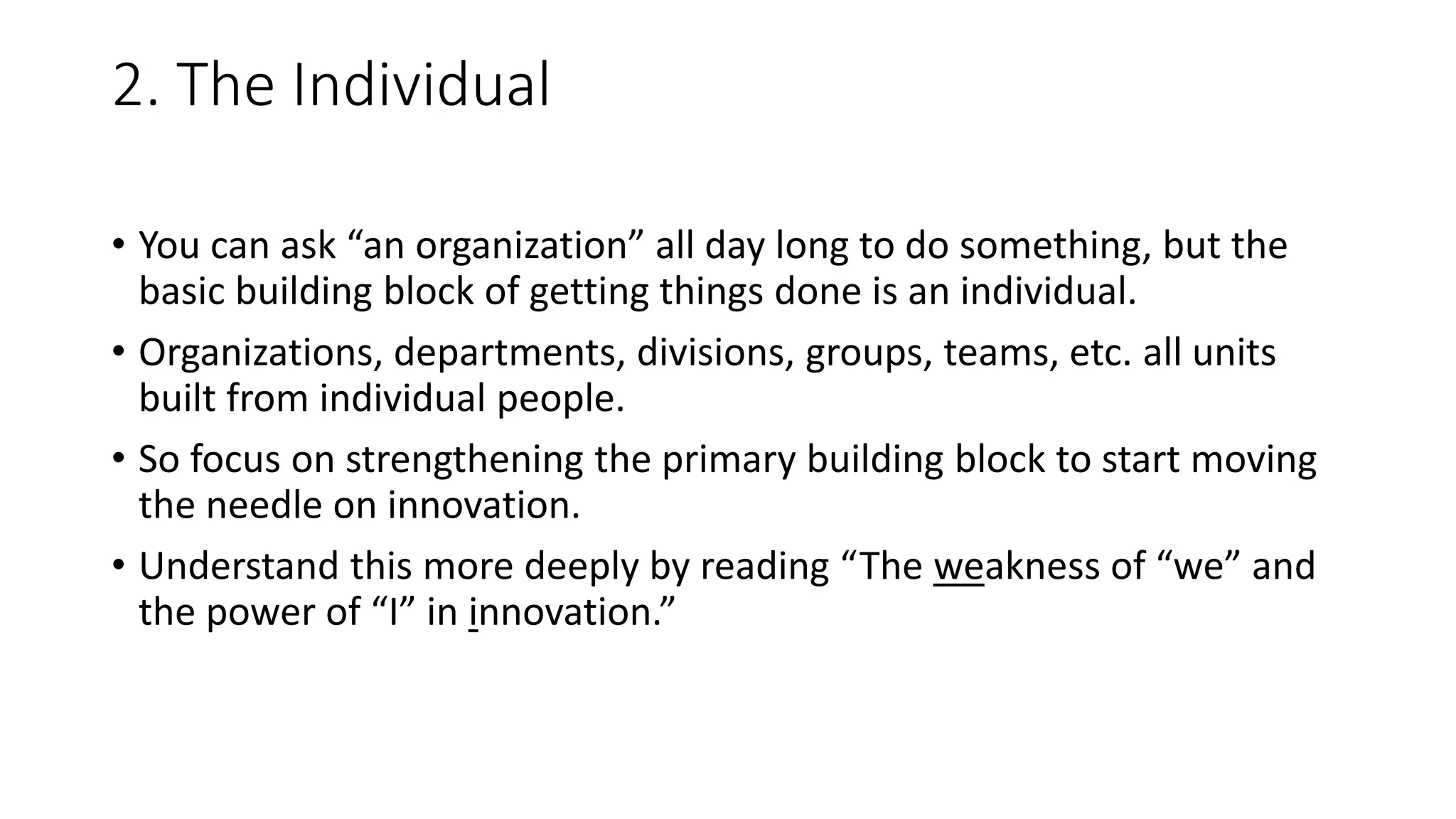 Drivers of innovation | PPTX