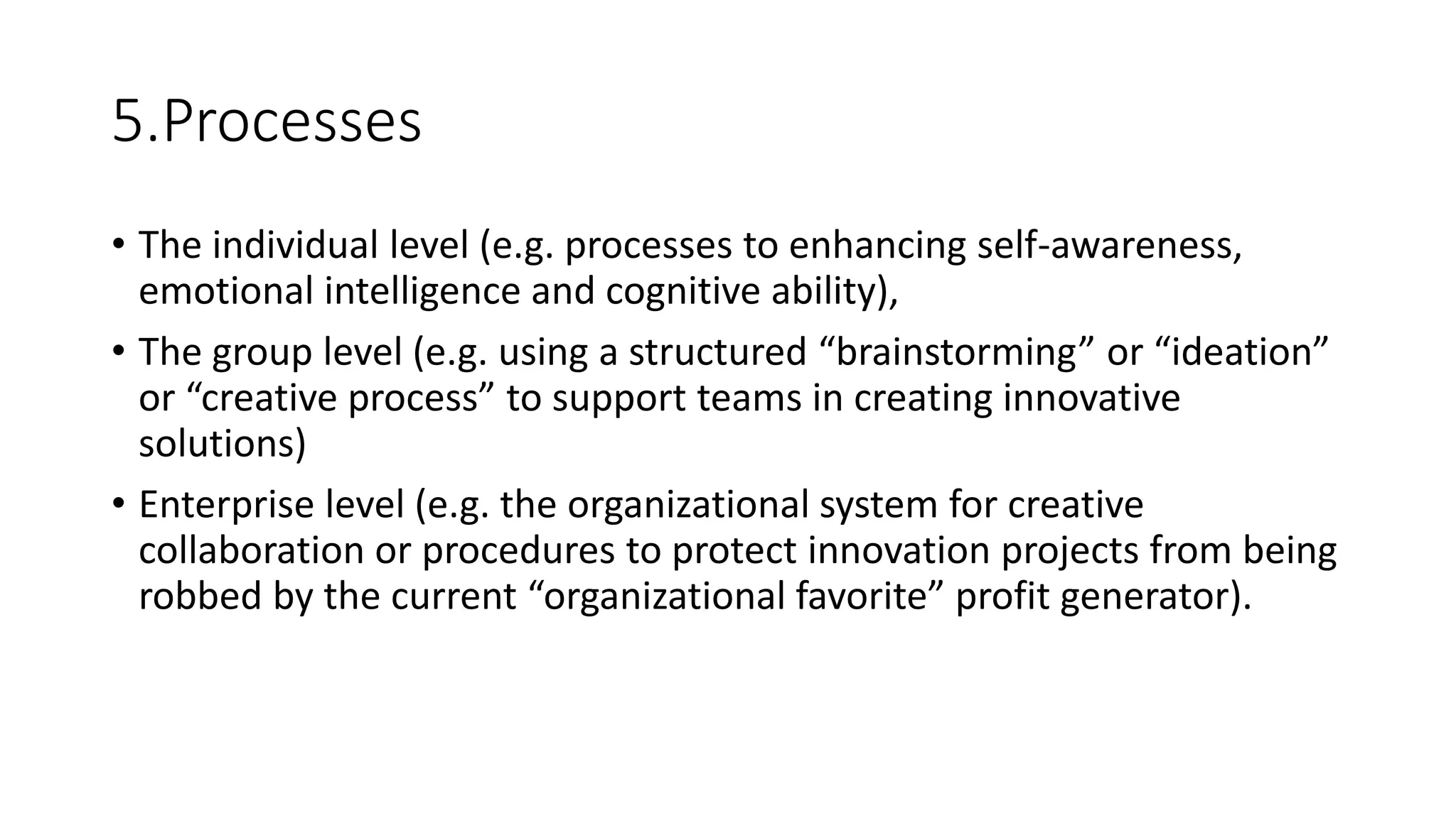 Drivers of innovation | PPTX