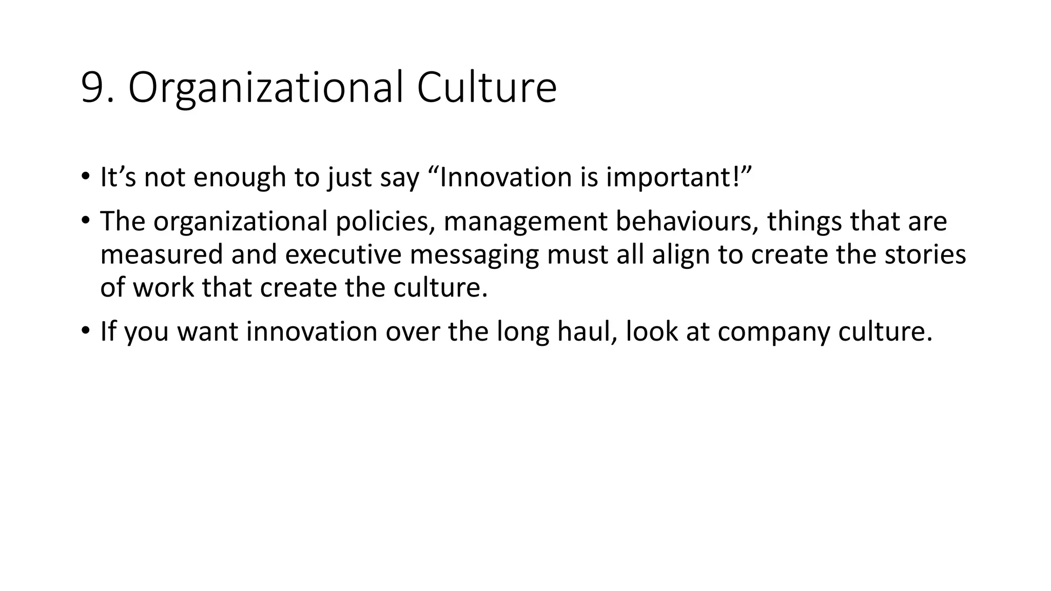 Drivers of innovation | PPTX