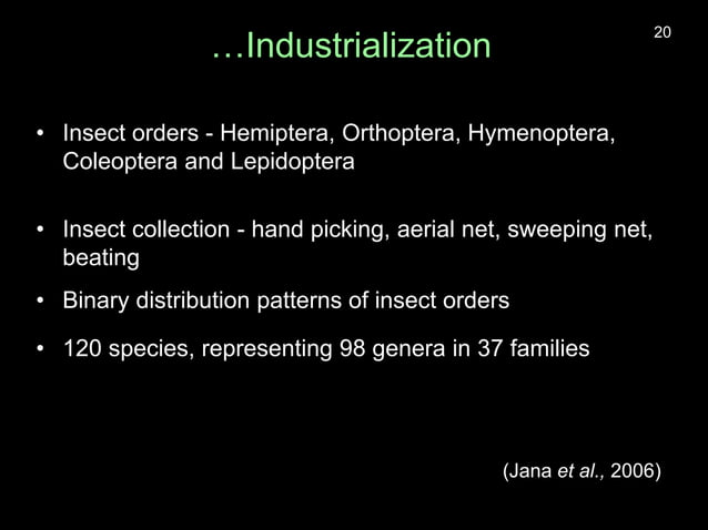 Drivers of insect decline.pptx | Agriculture | Industries