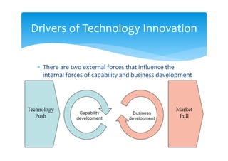 Drivers of technology innovation | PPT