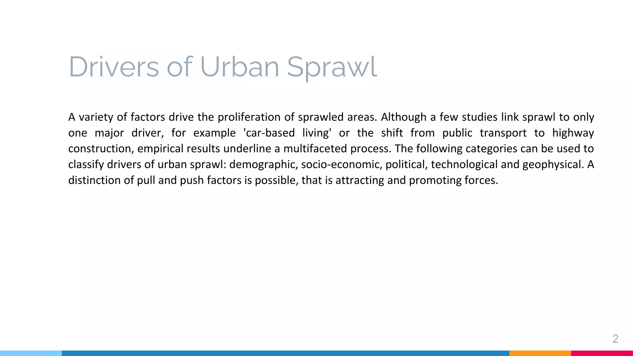 Drivers of Urban Sprawl; Lesson 3.pptx