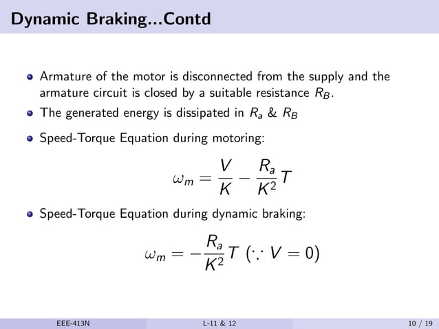 Drives lec 11_12_Braking of DC Motors | PDF | Computer Networking ...