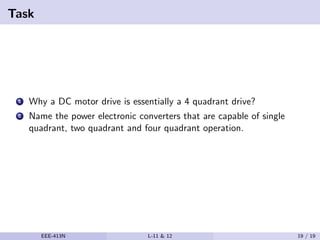 Drives lec 11_12_Braking of DC Motors | PDF
