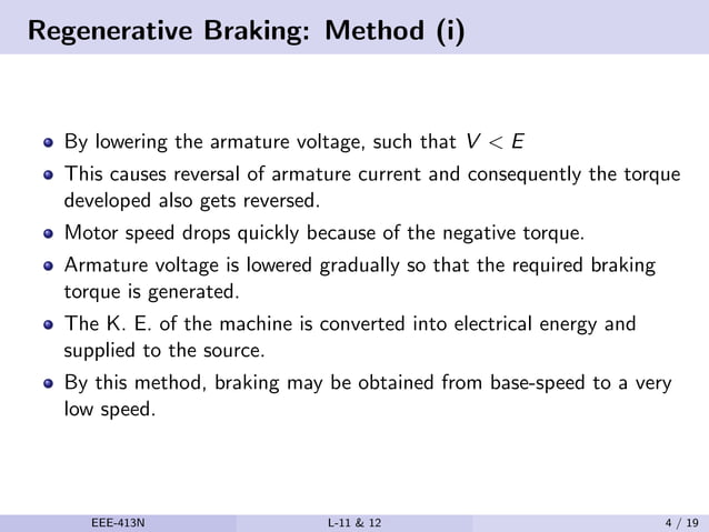Drives lec 11_12_Braking of DC Motors | PDF | Computer Networking ...