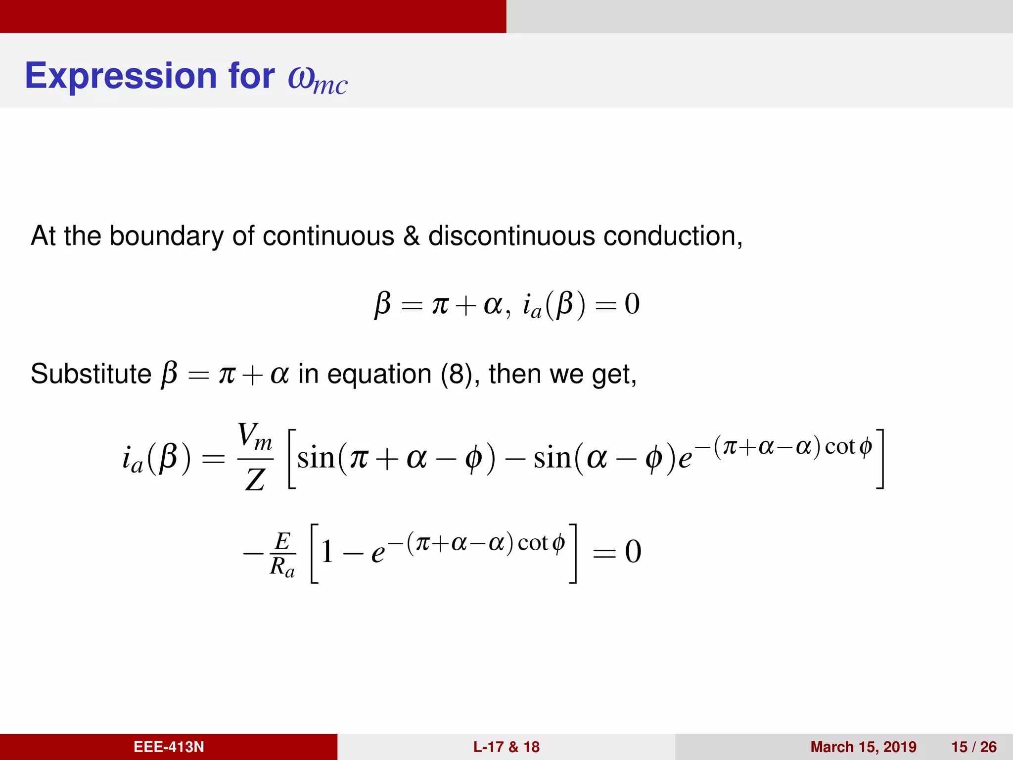Drives lec 17_18_Continuous and Discontinuous Operating Modes of DC Drive | PDF
