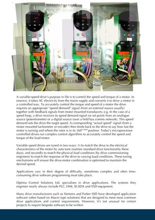 Drives Software Programming – using PLC or Drive bespoke programming? | PDF