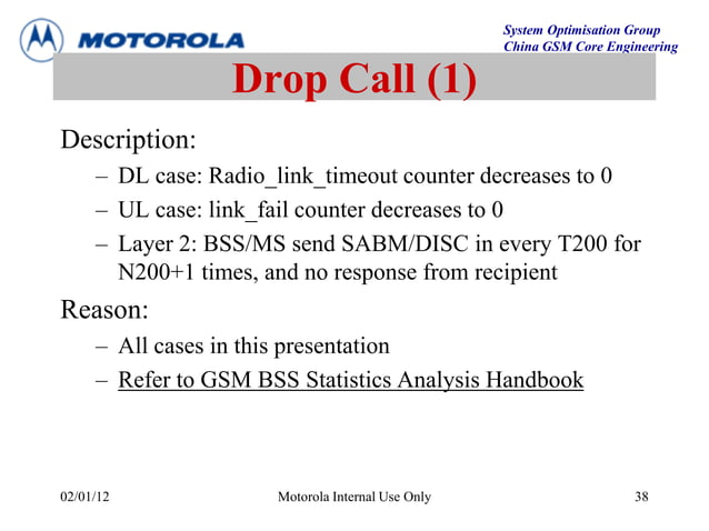 Drive test analysis | PDF