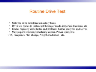 Drive test final | PPT