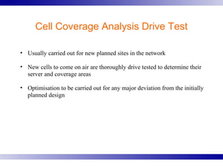 Drive test final | PPT
