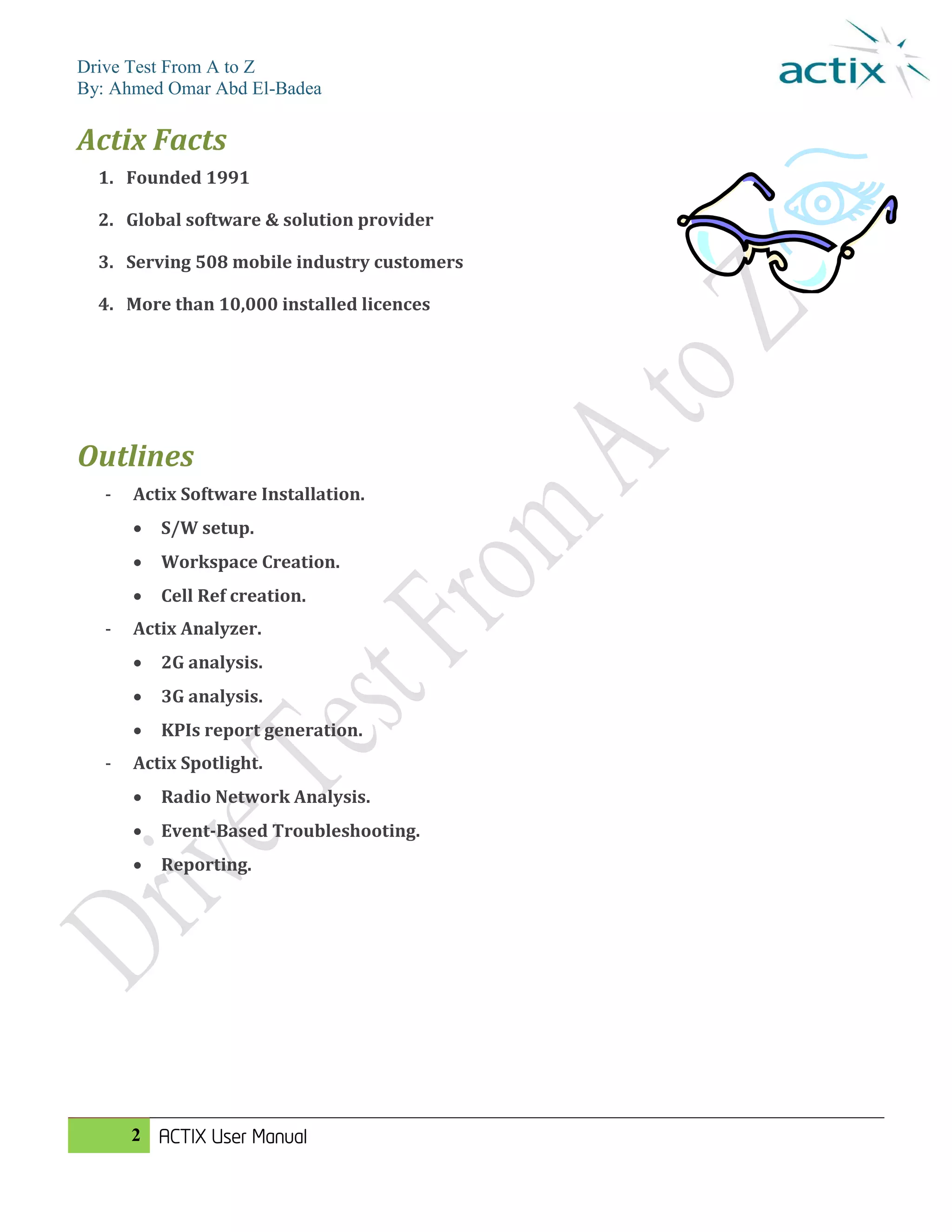 Drive test from a t z (part 3)-actix | PDF