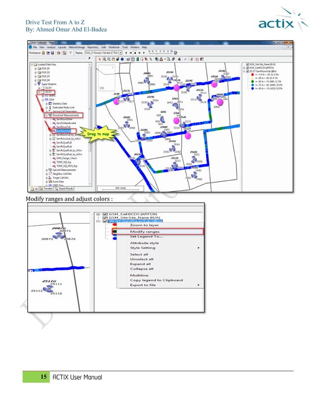 Drive Test From A T Z Part 3 Actix Pdf Computer Software And Applications Computing