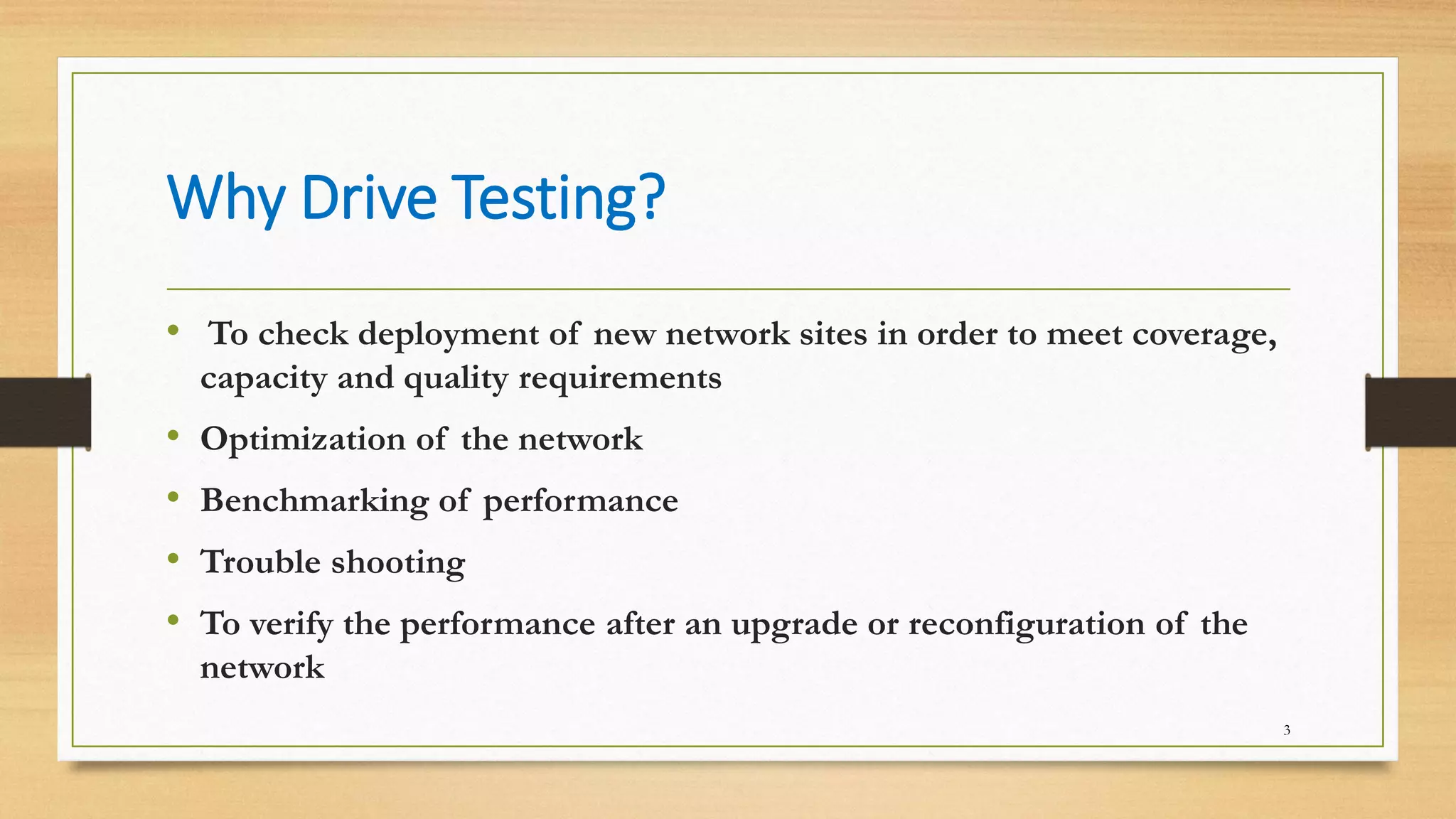 Drive Testing In Mobile Networks Pdf Computer Networking Computing