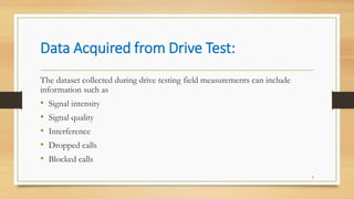 Drive testing in mobile networks | PDF