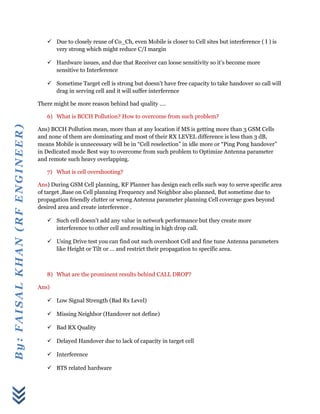 Drive test learning | DOC