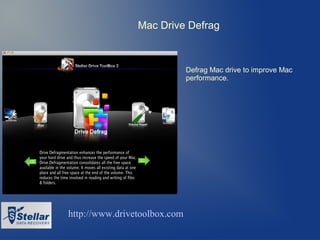 Drive toolbox- Optimize your Mac | PPT