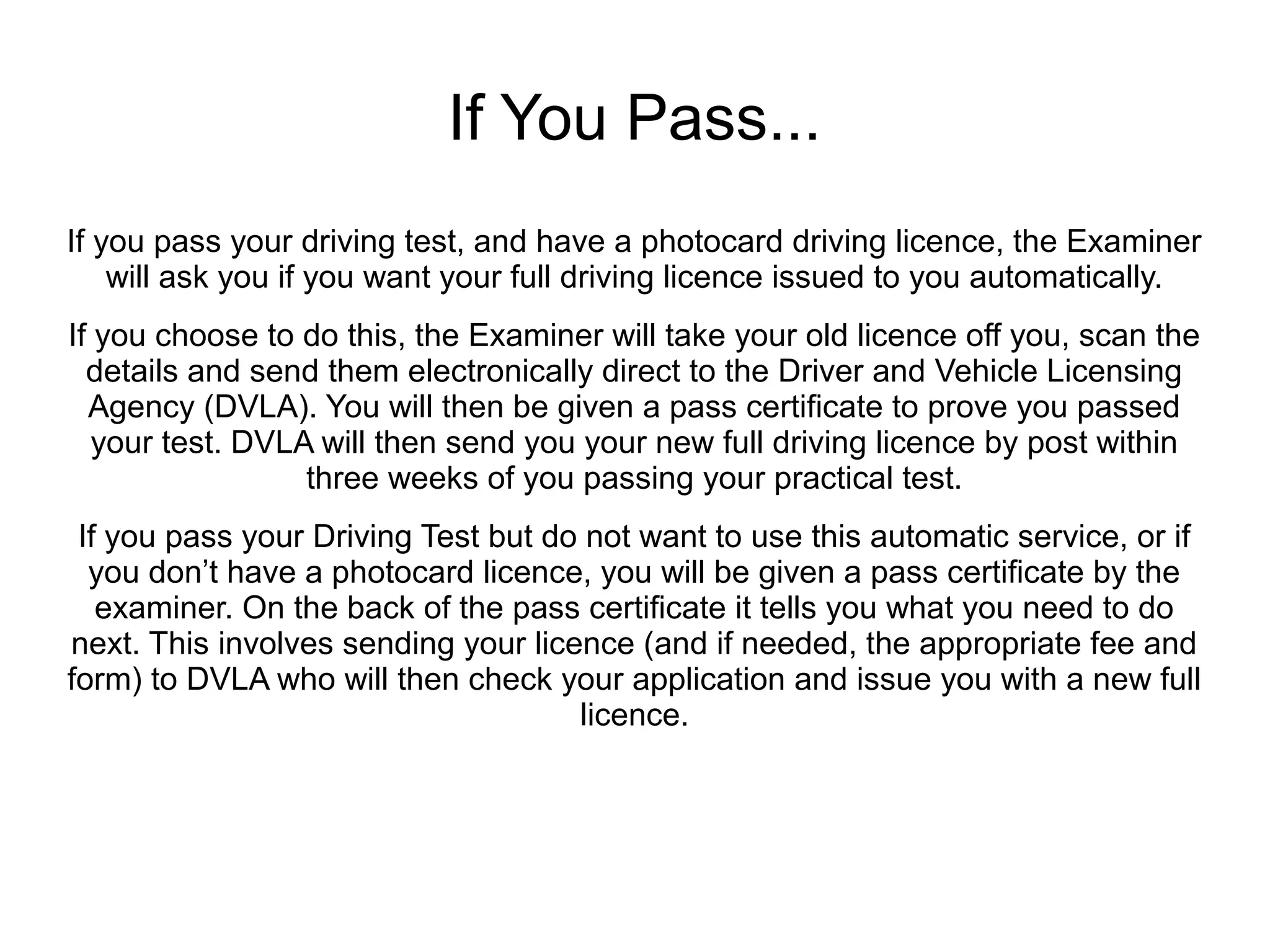Whats Happens On The Driving Test | ODP
