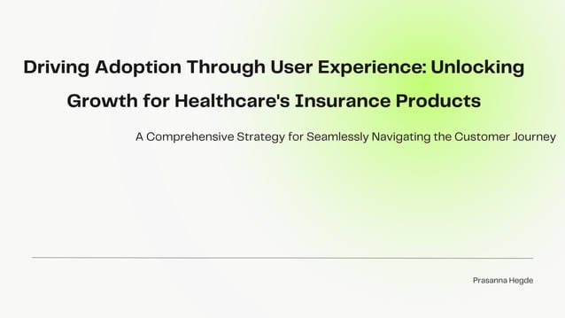 Driving Adoption Through User Experience | PDF