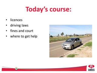 Driving australian law in orientation slideshare | PPTX