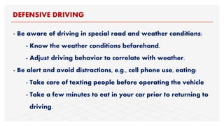 Driving behavior | PPTX
