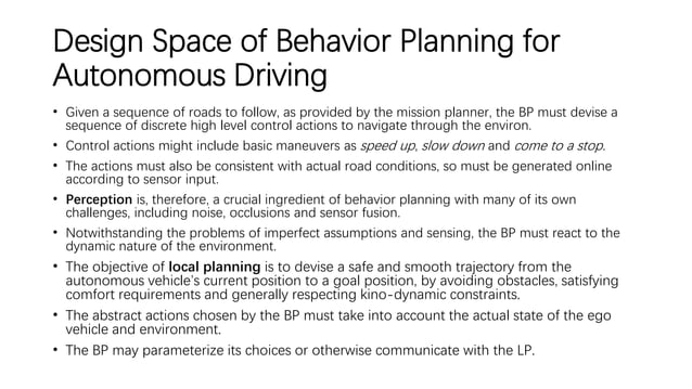 Driving Behavior for ADAS and Autonomous Driving VI | PDF