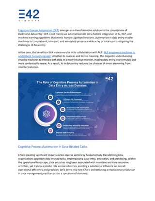 Role of Cognitive process automation in Data entry | PDF