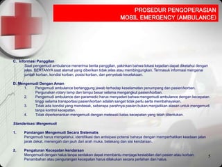 Driving Emergency Response IN MINERALS AND COAL MINING | PPT