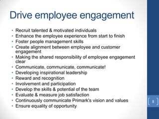 Driving employee engagement | PPTX