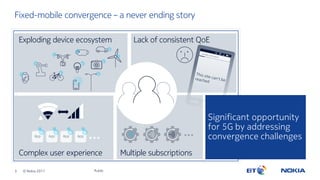 Driving fixed mobile convergence with 5 g 140617 final with notes | PDF