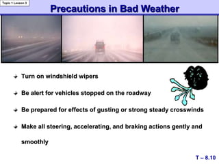 Working in adverse weather on the road. | PPT