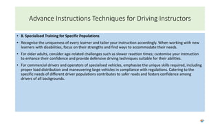 Driving Instructors- Advanced Instruction Techniques.pptx