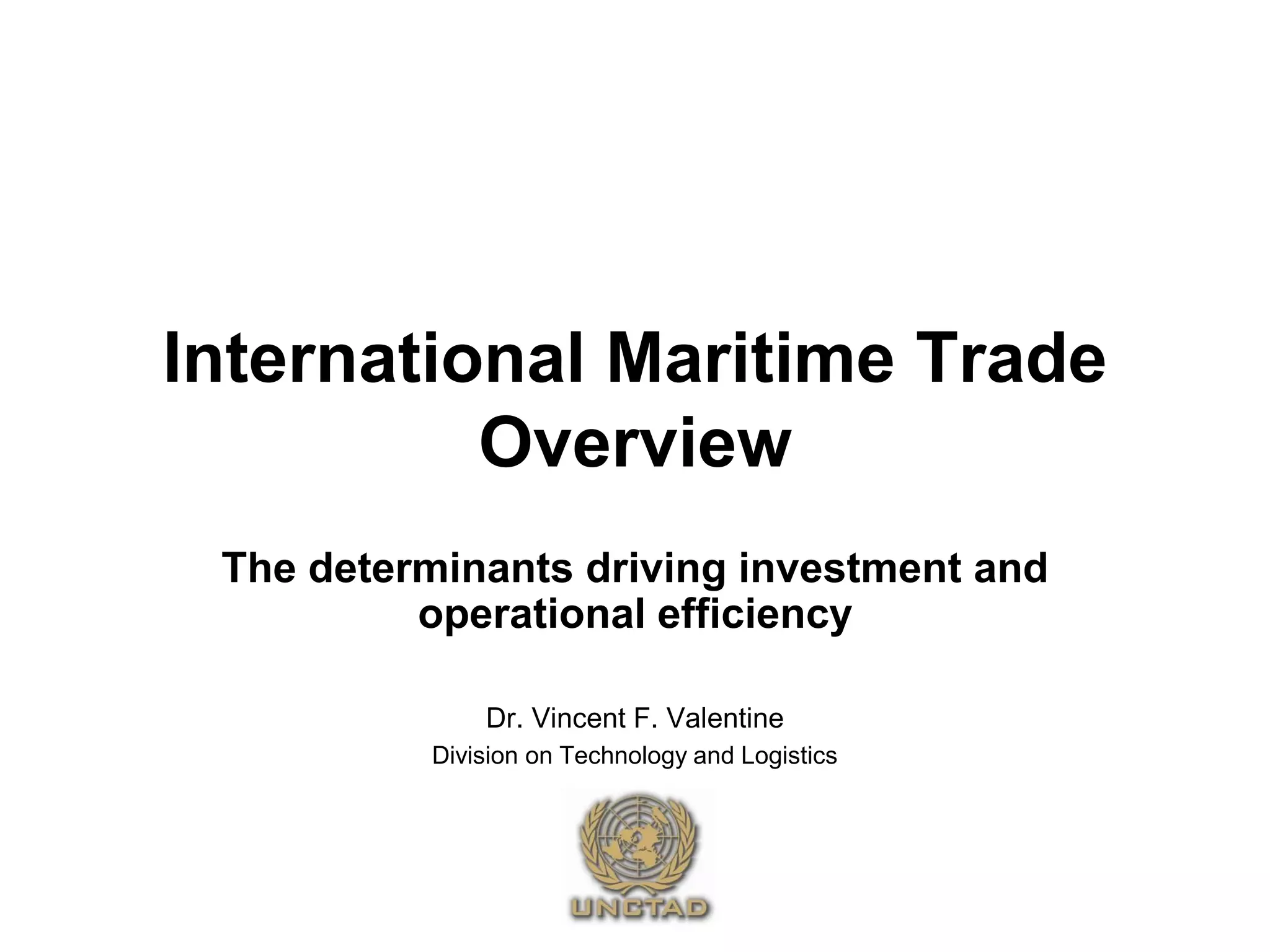International Maritime Trade Overview | PDF