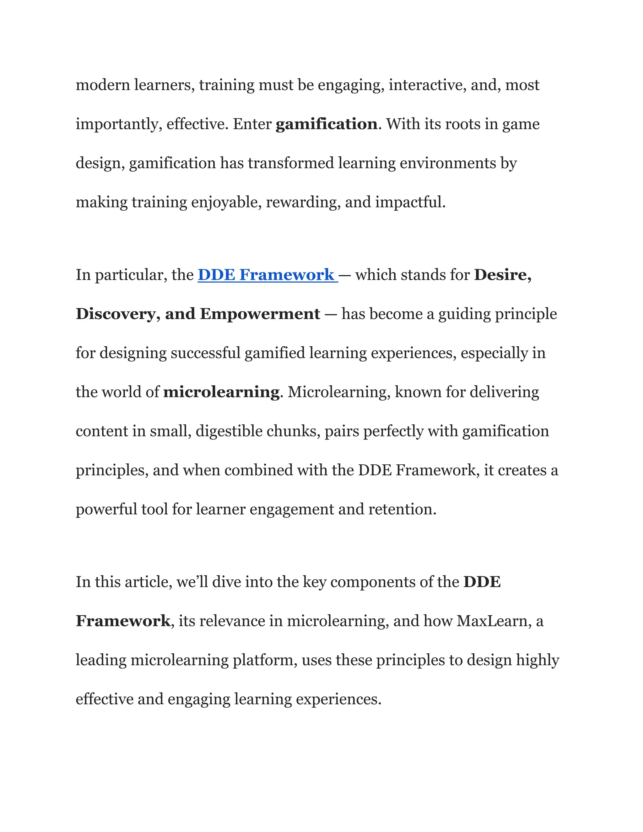 Driving Learner Motivation with the DDE Framework in Microlearning ...