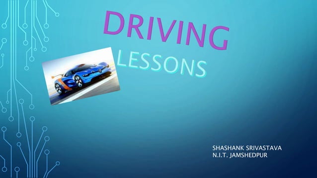 Driving lessons | PPT