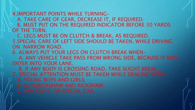 Driving lessons | PPT