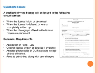Driving license assistant | PPTX