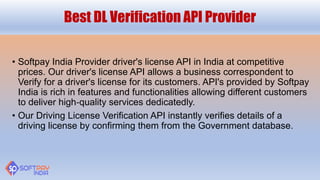 Driving license Verification API Provider.pptx