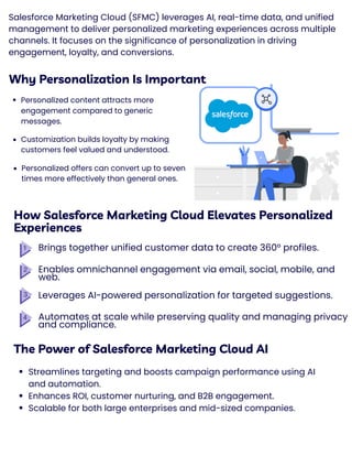 Driving Marketing Success with AI and Personalization in SFMC | PDF