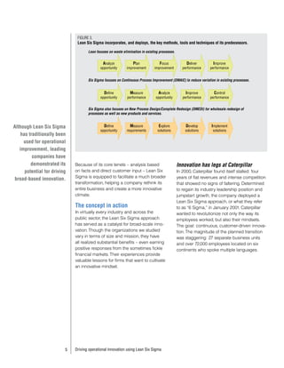 Driving Operation Innovation Using Lean Six Sigma | PDF