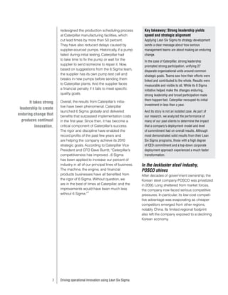Driving Operation Innovation Using Lean Six Sigma | PDF