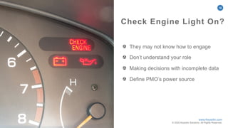 Driving Organizational Agility - PMO Leaders Rev Your Engines | PPT