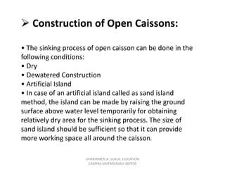 Driving process of caisson | PPTX | Scuba Diving | Extreme Sports