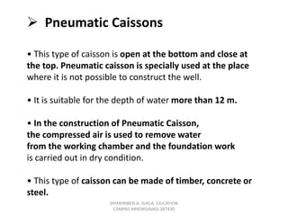 Driving process of caisson | PPTX | Scuba Diving | Extreme Sports