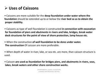 Driving process of caisson | PPT