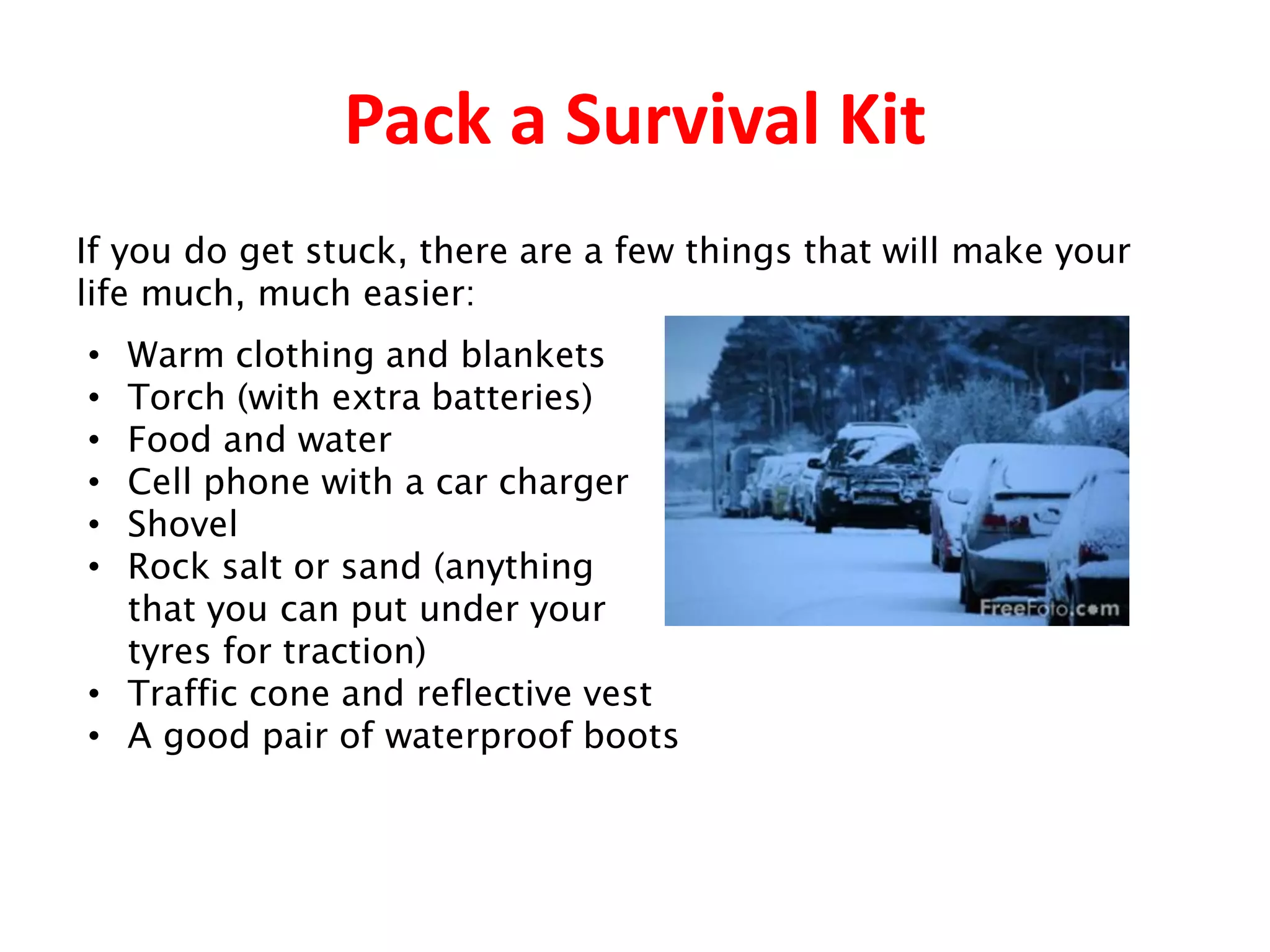 A Guide to Driving safely in Icy Winter Conditions | PDF