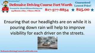 Driving Safely & Rain | PPT